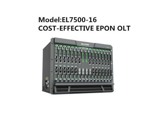 Telecom IEEE 802.3ah EPON FTTx  OLT Terminal Double Power Supply EL7500-16