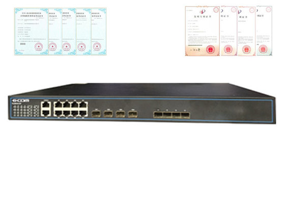 8GE Copper Port Dual Power FTTx OLT Cassette EPON 4K VLAN Entries EL5610-04P
