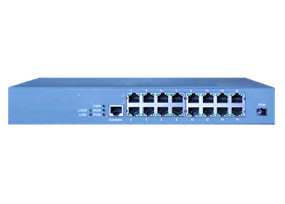 FTTx EPON ONU 1*GEPON(TX1310nm/RX1490nm,20Km,LC),16*10/100Base-T EN2000-16