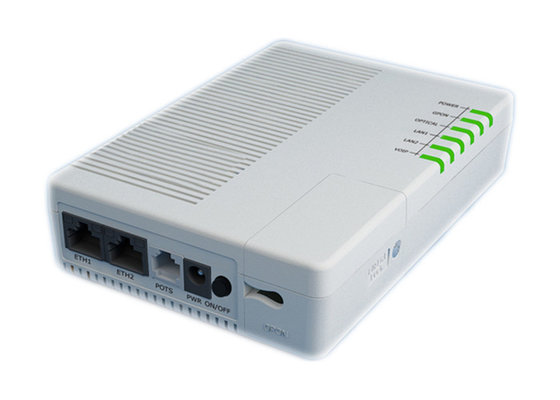2 Ethernet LAN Port GPON Optical Network Terminal 10/100 Base-T Auto Sensing GN2000-02S-1V