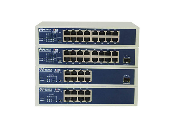 4K MAC Address Reverse POE Switch , Web Managed Switch  Layer 2 S2008B-P series