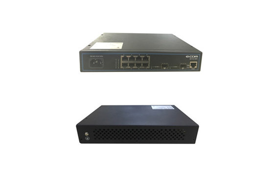 2 × Combo GE Ports Layer 2 Gigabit Switch , 8 Port Managed Switch S5100-10TC