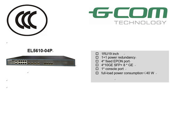 IEEE 802.3ah EPON FTTx OLT Pizzabox 4 PON Port+ 4 × 10GE SFP+ EL5610-04P