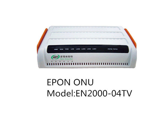 2.68Mpps Throughput FTTH ONU Fiber Optic 4 10/100BaseT CATV+EPON EN2000-04TV