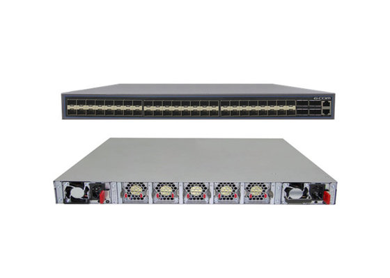 4 × 40GE QSFP 10 Gigabit Switch 960Mpps IPv4 / IPv6 Throughput S6300-52XQ