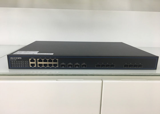 Dual Power Fiber optical network terminal With 8GE Copper Port , 95.23Mpps Forwarding Capacity