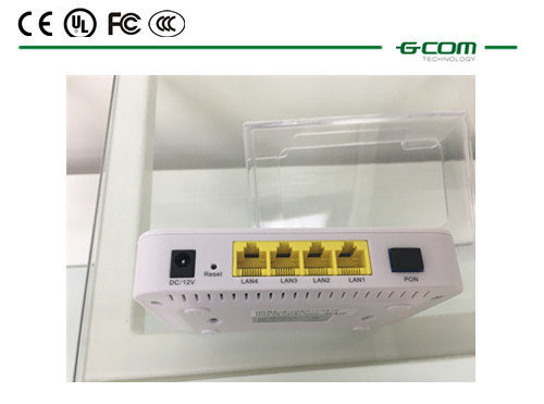 1GE Plastic Shell ont optical network terminal with ITU-T G.984 GPON standard