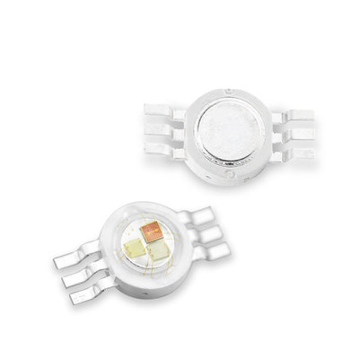 China LED high power full color lamp beads 3w 3in1 RGB supplier