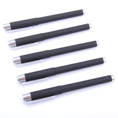 China black office gel ink pen,rubber sprayed gel pen supplier
