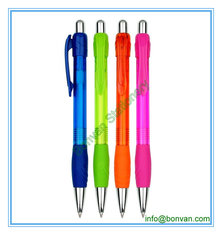 China gripped plastic promotional pen, gift use plastic pen from china supplier