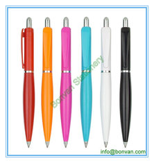 China gift promotion logo printed plastic ballpoint pen from china factory supplier