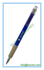 China gripped promotion pen, retractable plastic ball point pen with grip supplier