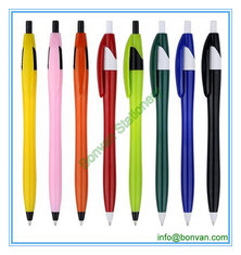 China promotional gift ballpen, slim plastic logo pen supplier