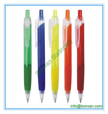 China transparent triangular ball pen,with rubber grip supplier