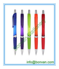 China logo branded gifts pen, retractable promo ball pen supplier