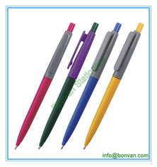 China Simple click action hotel use guest room pen, hotel writing pen supplier