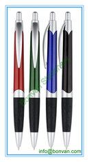 China advertising promotional ball pen with rubber grip supplier
