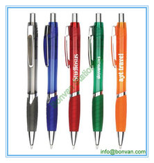 China transparent advertising plastic pen,click style supplier