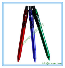 China resort use plastic gift pen, hotel logo branded promotional ball pen supplier