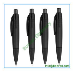 China black advertising promotional ball point pen,black color plastic pen supplier