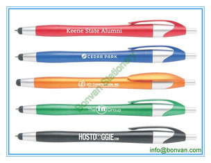 China fashion advertising pen with touch stylus for phone or ipad supplier
