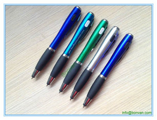China LED light pen with touch stylus., stylus pen with led light supplier