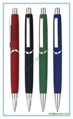 China retractable Rubberized gift pen, promotional hotel pen supplier