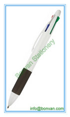 China multicolor plastic ball pen, promotional multicolor ball pen supplier