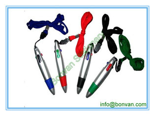 China neck promotional pen, gift neck pen with lanyard supplier