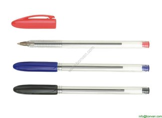 China cheap office ink ball pen with cap, from china factory directly supplier