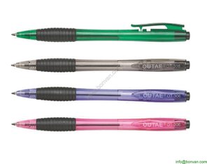 China click style simple office use pen, simple click office ballpoint pen supplier