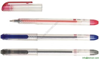 China long writing office ballpen, office ink ball pen supplier