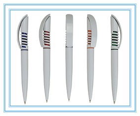 China plastic popular ballpen, stylish promotional ball pen supplier