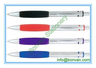 China click promotional gift ball pen, logo printed click ballpen supplier