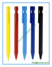 China plastic solid color gift pen, gift logo pen for popular advertising supplier
