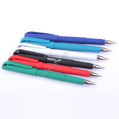 China rubber sprayed office sign pen, promotional office writing pen supplier