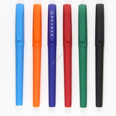 China rubber sprayed promotional gel ink pen,logo printed gel ink pen supplier