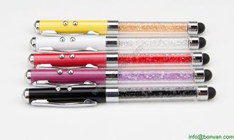China multi functions metal pen, LED light, touch tip,ball pen supplier