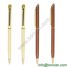 China resin dome metal pen,resin top promotional gift ball pen supplier