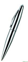 China chromed short metal gift ball pen,silver metal short pen supplier