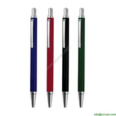 China steel click metal ball pen, promotional gift click metal pen supplier