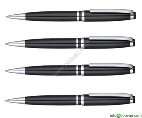 China rotate gift engraved copper pen, copper ballpoint pen supplier