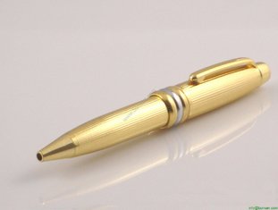 China mini style gold plated metal pen, mini golden gift metal pen supplier