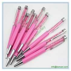 China Swaroski crystal pen, metal Swaroski pen, gift promotional Swaroski  metal pen supplier