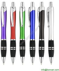 China plastic ball pen,click mechanism promotional pen for gift use, beautiful looking supplier