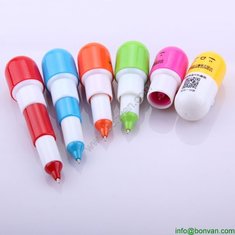China plastic ball pen,cute cheap pill advertising mini ballpen,pill design ball pen supplier