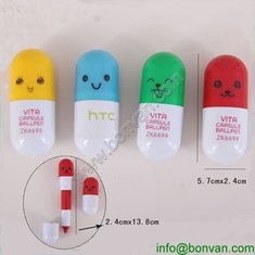 China plastic ball pen,cute cheap pill advertising mini ballpen,retractable ball pen supplier