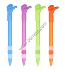 China gift pen,Festival promotional gift pen, finger design plastic logo pen supplier