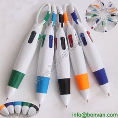 China Multicolor plastic promotional ball pen,gift multicolor school student writing pen supplier