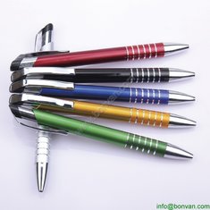 China customized aluminum promotional pen,customized ball pen from wenzhou factory supplier